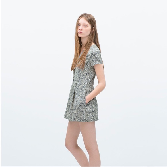 Zara | Pants & Jumpsuits | Zara Romper | Poshmark